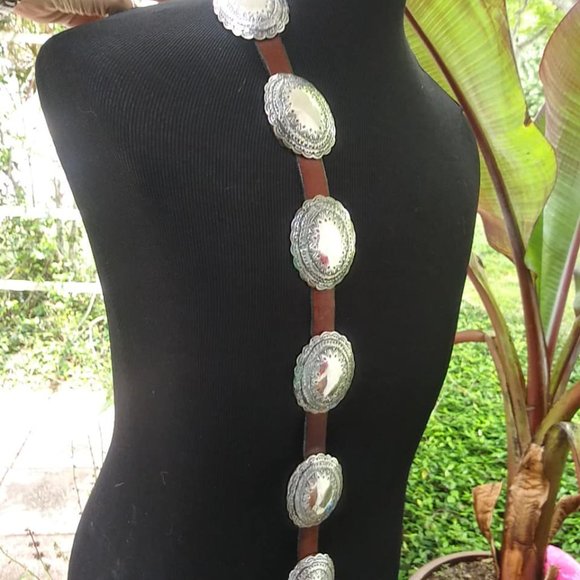 Lawrence Baca | Accessories | Concha Belt By Lawrence Baca Sterling ...